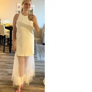 Geisha Designs Sleeveless Tulle Dress